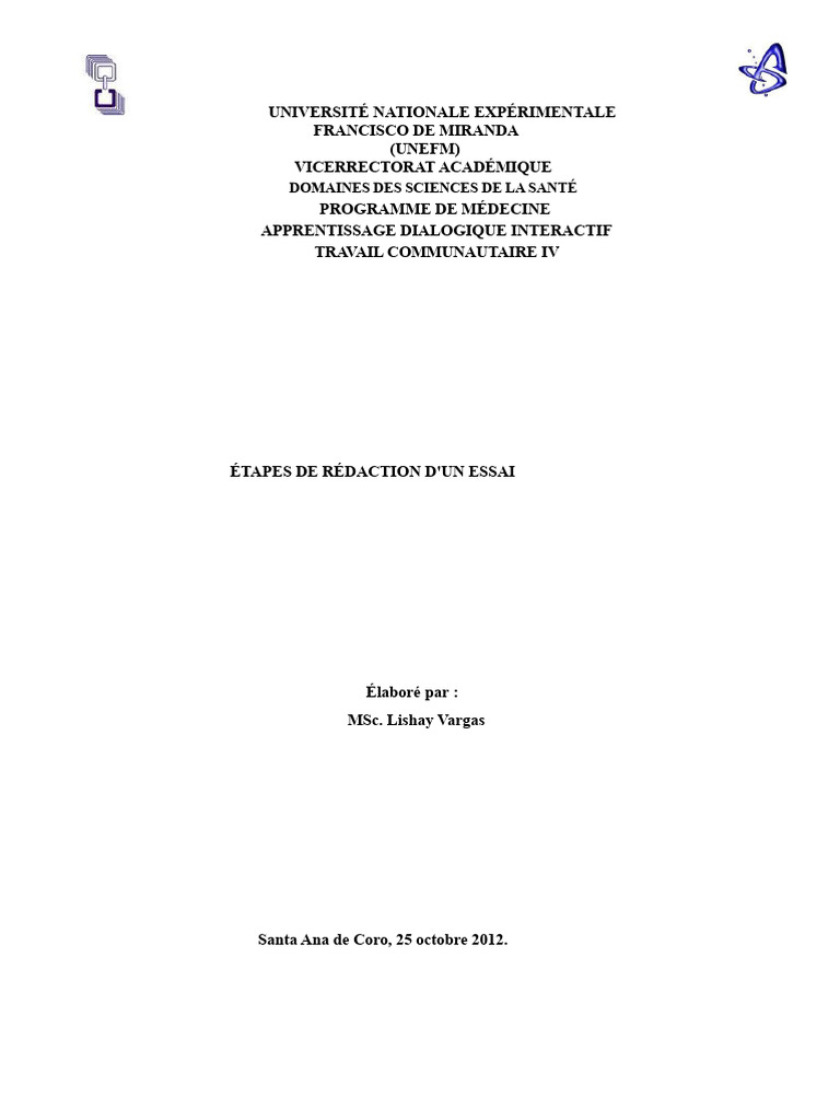 Rédaction d'un essai académique efficace | PDF
