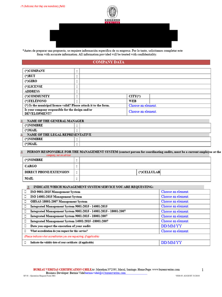Request for Quotation: Management Systems | PDF | Waste | Business