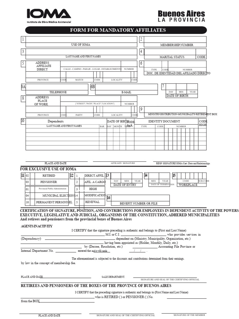 Ioma Form | PDF | Government | Justice
