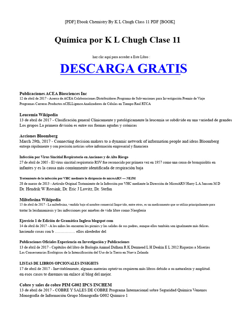 química-por-k-l-chugh-clase-11(1).pdf | PDF | Virus de la hepatitis C | Virus