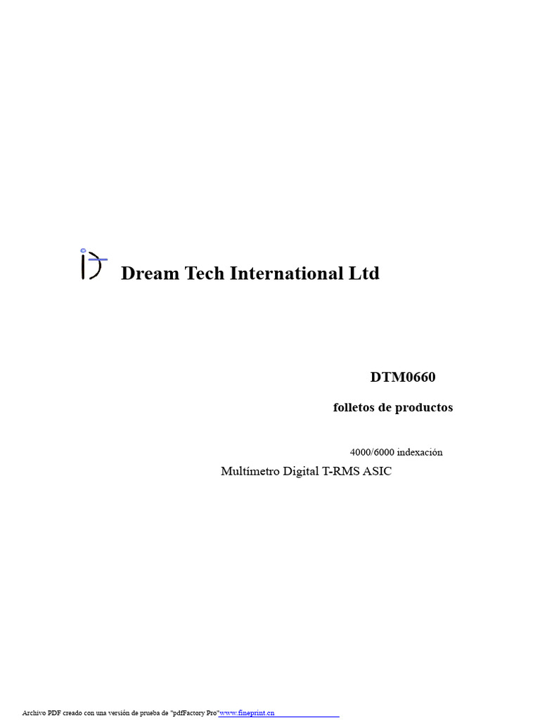 DTM 0660 | PDF | Fuente de alimentación | Resistor