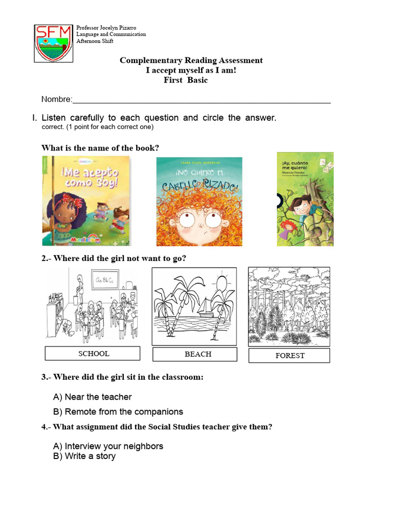 Reading Test: Accept Me As I Am | PDF