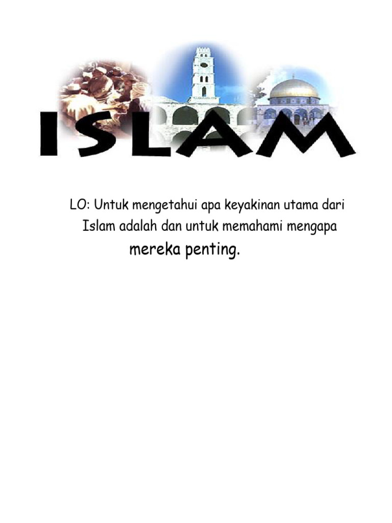 Keyakinan Utama dalam Islam | PDF