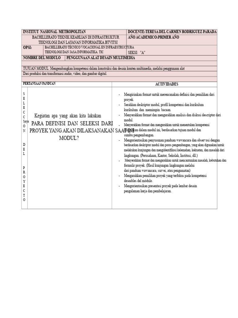 Modul Desain Multimedia untuk Siswa | PDF