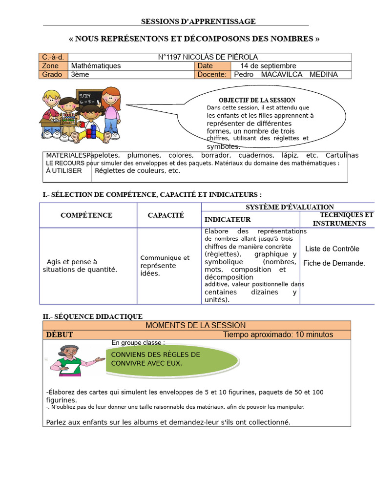 Représentation des Nombres à Trois Chiffres | PDF | Mathématiques