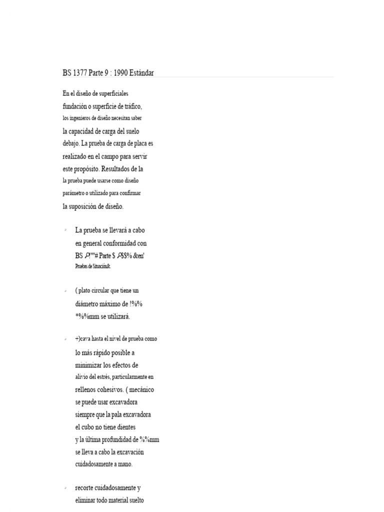 Bs 1377 Parte 9 1990 Estándar PDF | PDF | Fundación (Ingeniería)