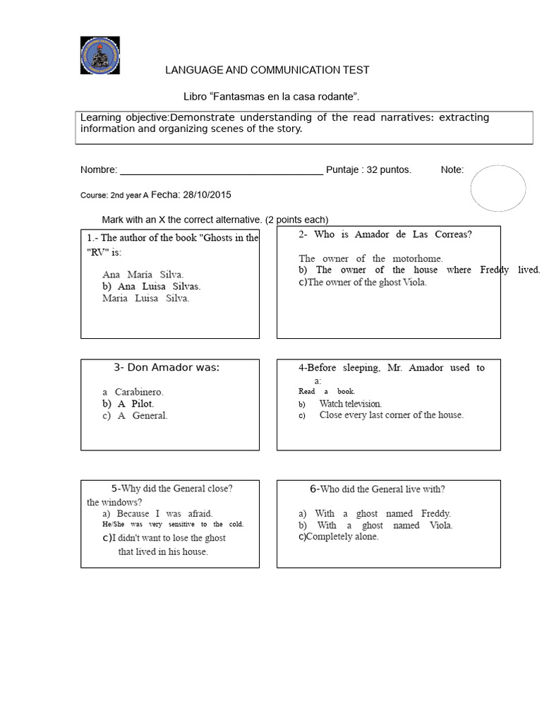 TEST Book Ghosts in The RV. | PDF