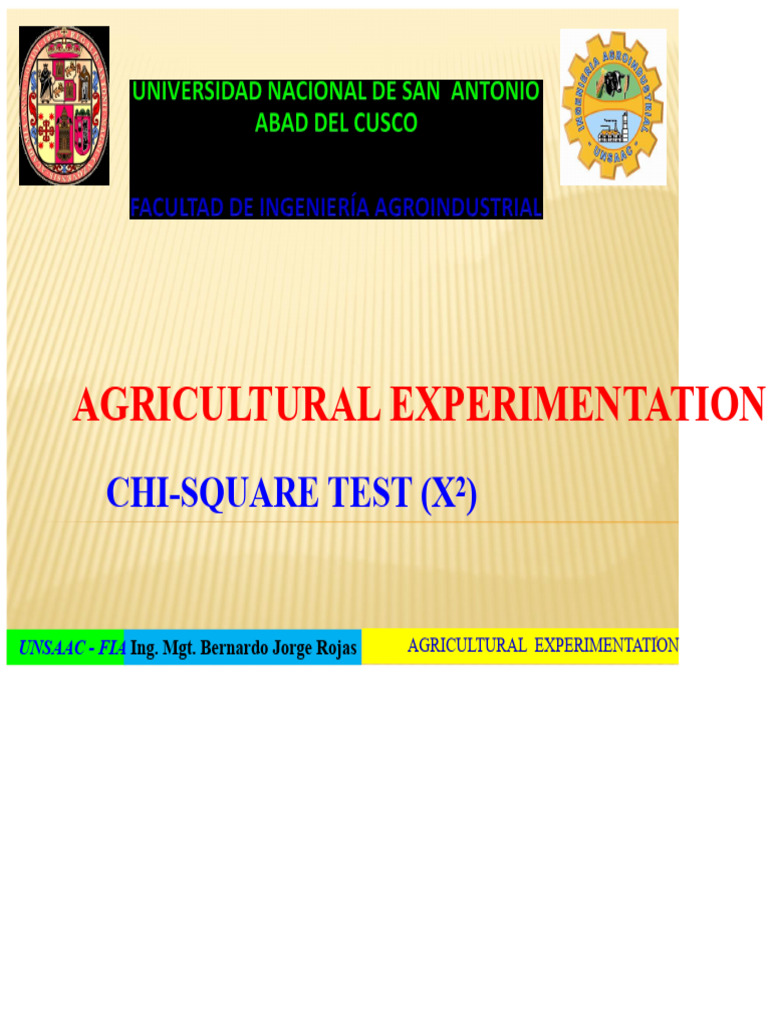 Chi-Squared Test | PDF | Dominance (Genetics) | Statistics
