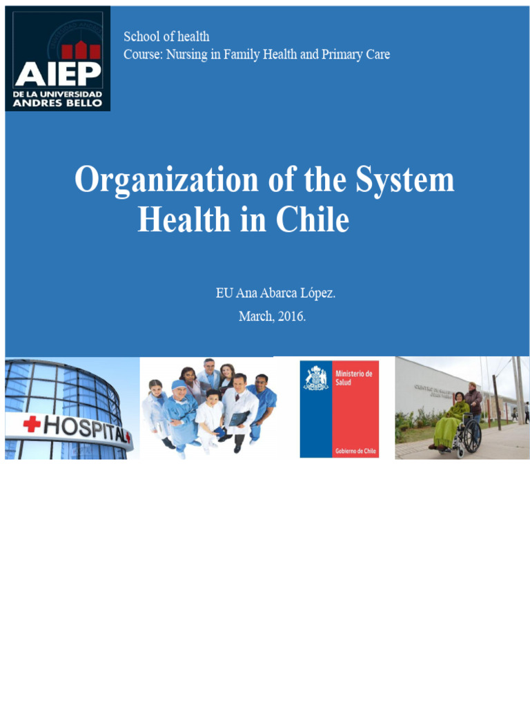 Organization of The Health System in Chile | PDF | Health Care | Insurance