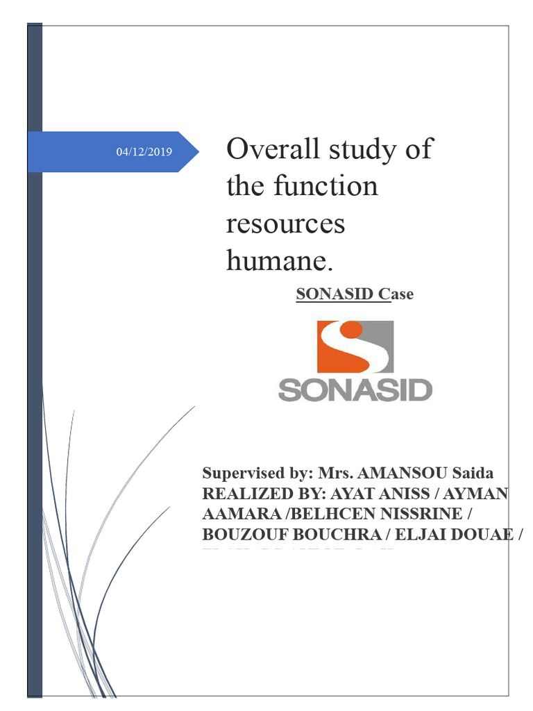 SONASID Human Resources Overview | PDF | Employment | Recruitment