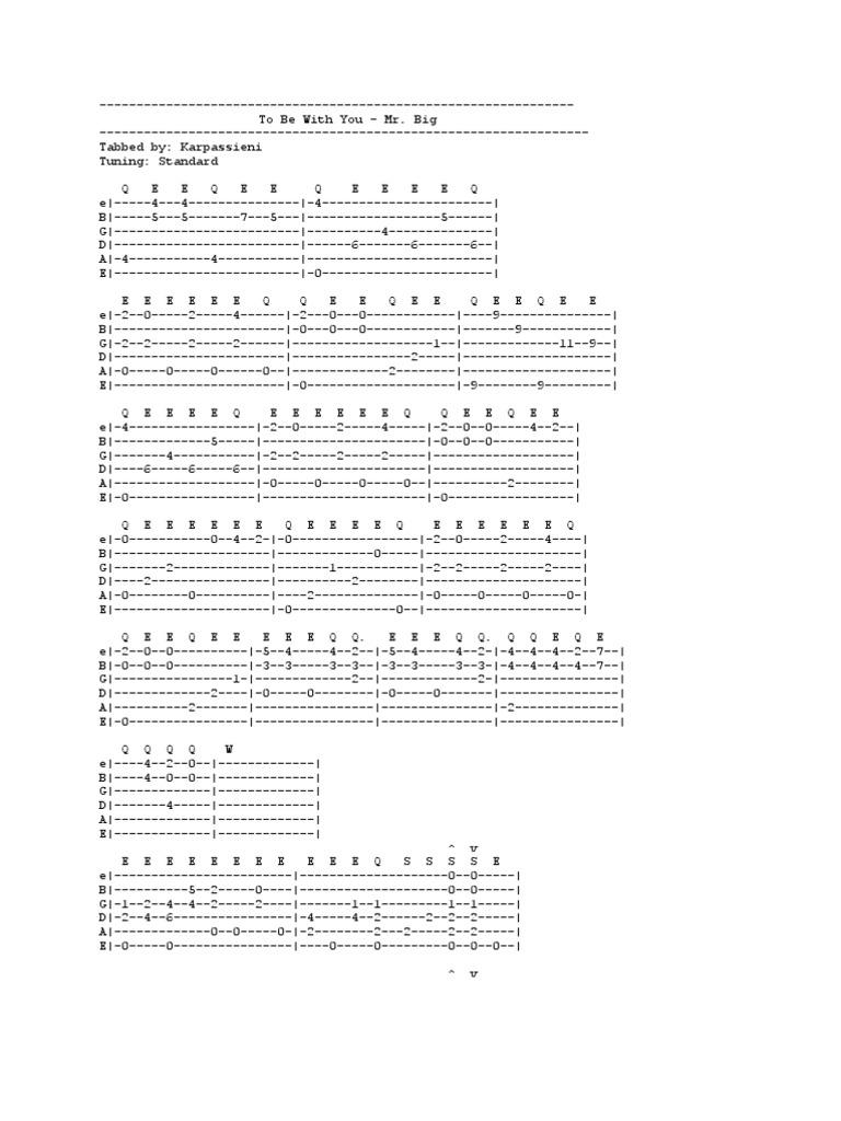 Guitar Tabs | PDF