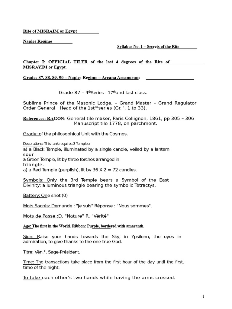 Arcana Arcanorum 87 To 90 - Rombauts | PDF