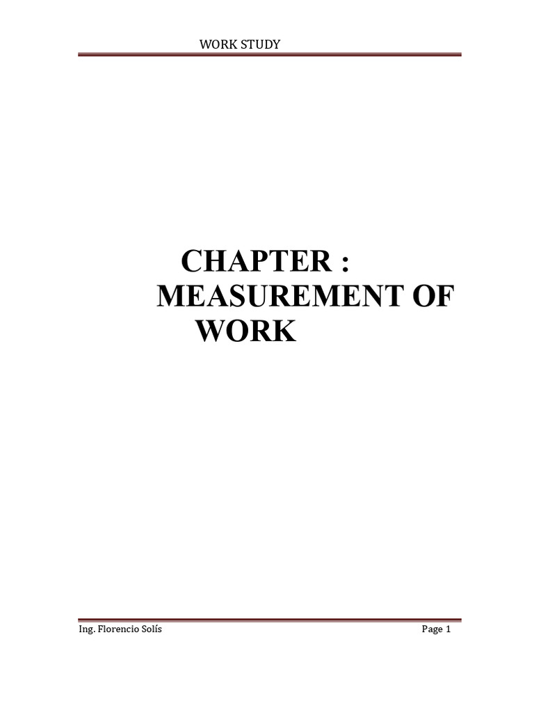 Chapter Measurement With Exercises | PDF