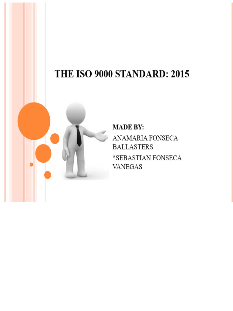 Iso 9000 Standard Overview 2015 Pdf Audit Quality Management