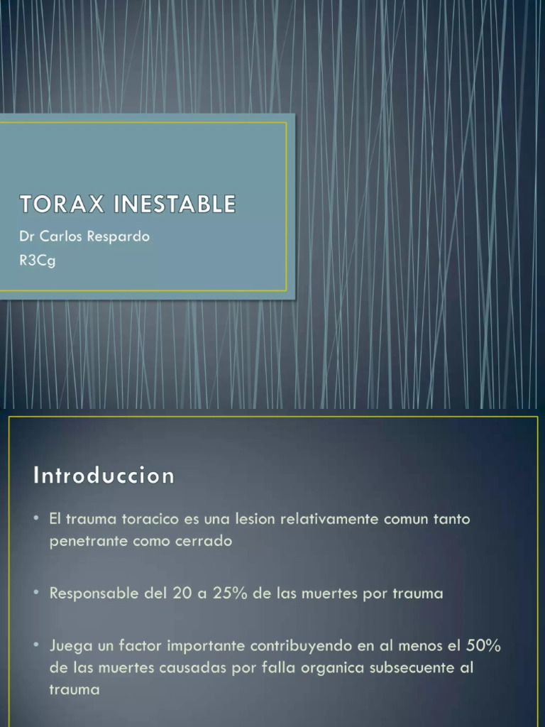 Torax Inestable | PDF