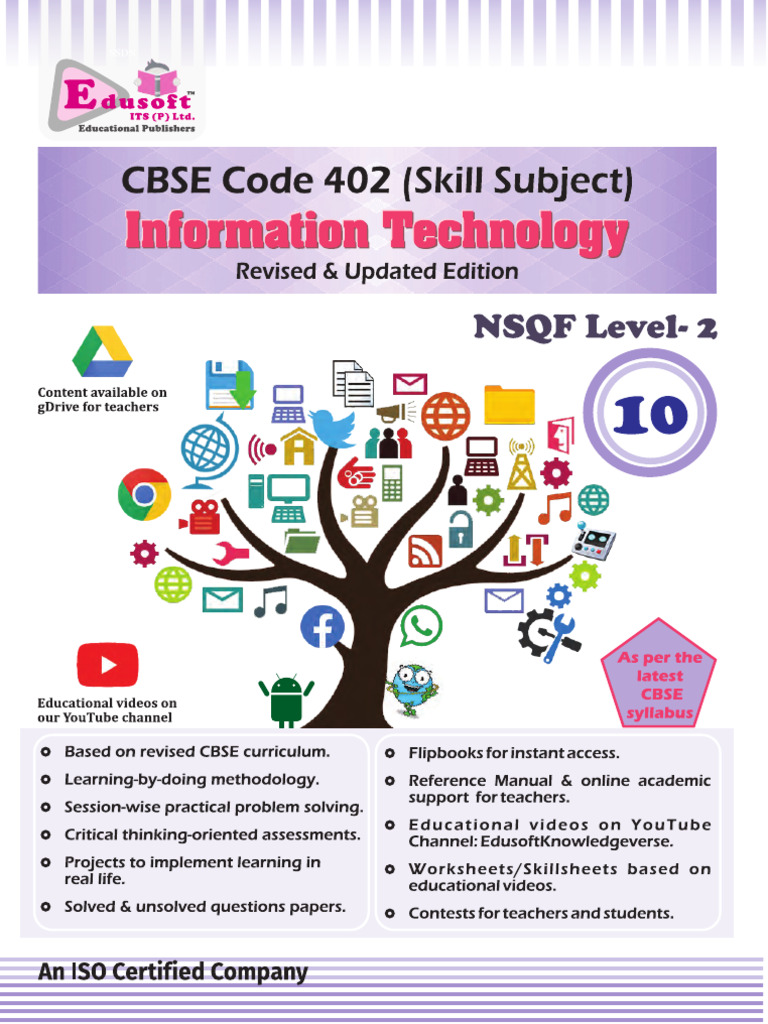 Information Technology CBSE Code 402 Class X Flipbook | PDF
