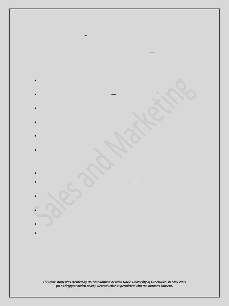Seminar Resource - Mini Case Studies (Group Print) | PDF | Business ...