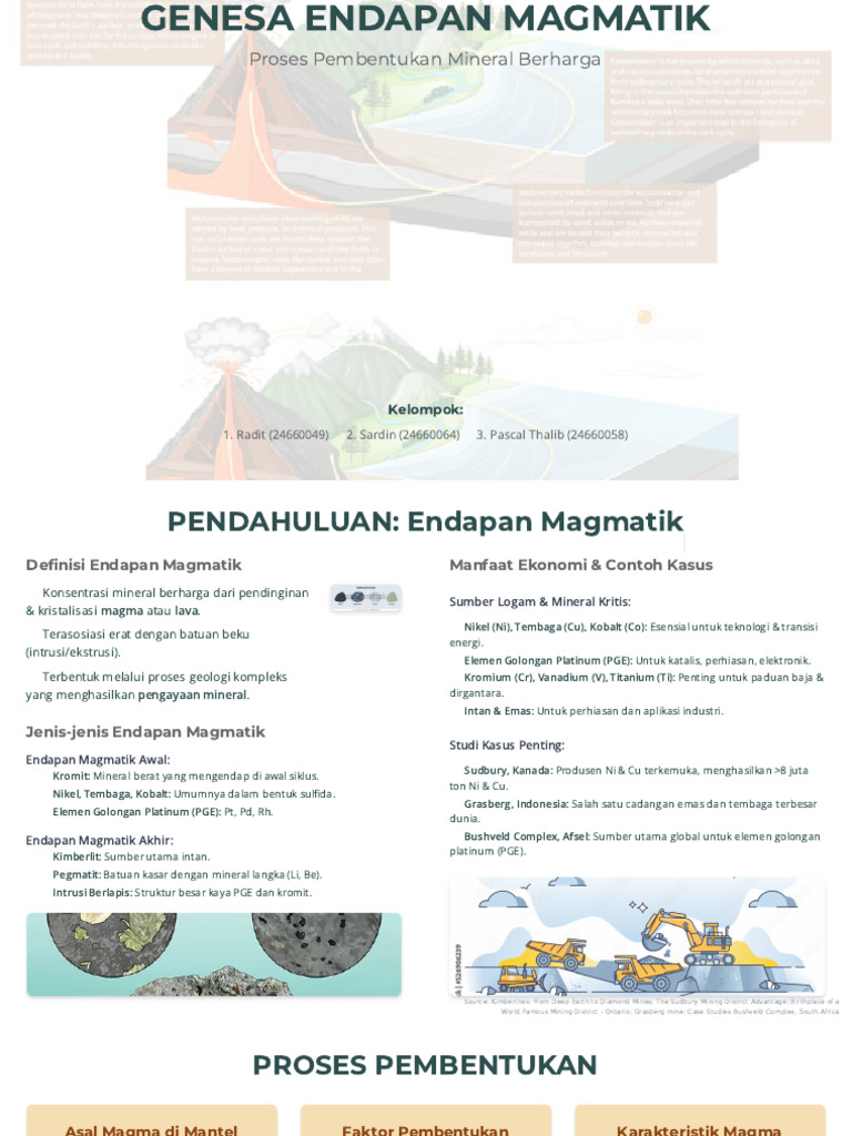 Genesa Endapan Magmatik dan Mineral Berharga | PDF