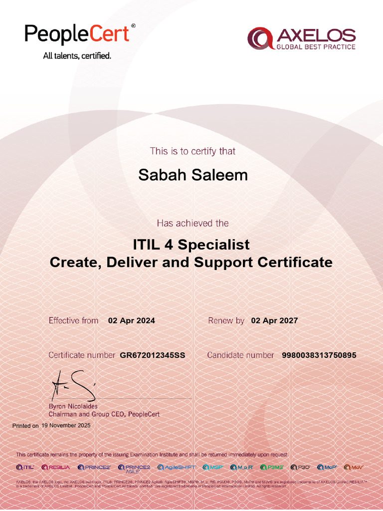 E Cert | PDF