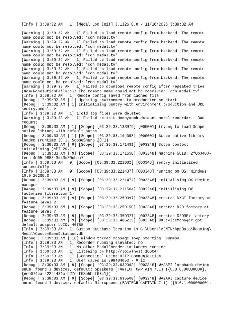 Medal Log 20251116 | PDF | Computing | Computer Architecture