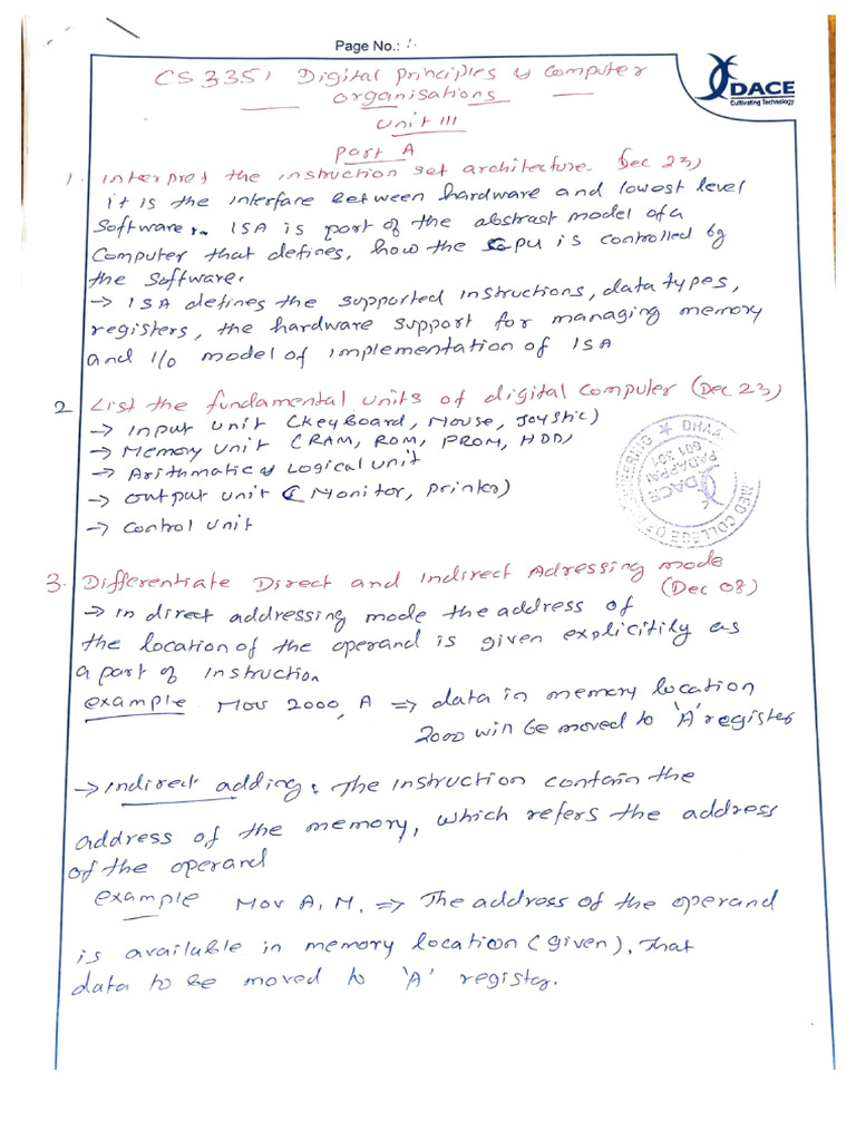 Dpco Unit 3 | PDF
