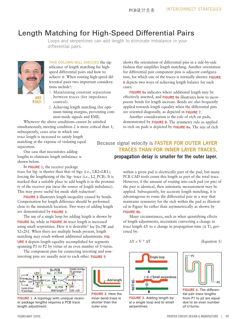 Length Matching for High-Speed Signals | PDF | Printed Circuit Board ...