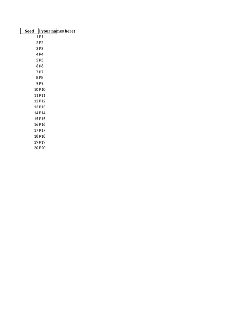 Bracket Domino 20P SingleElim | PDF