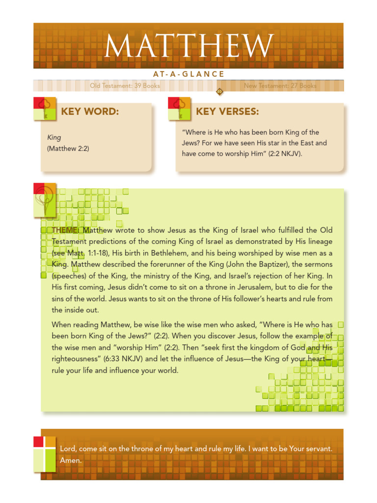 New Testament at A Glance | PDF | Jesus | Paul The Apostle