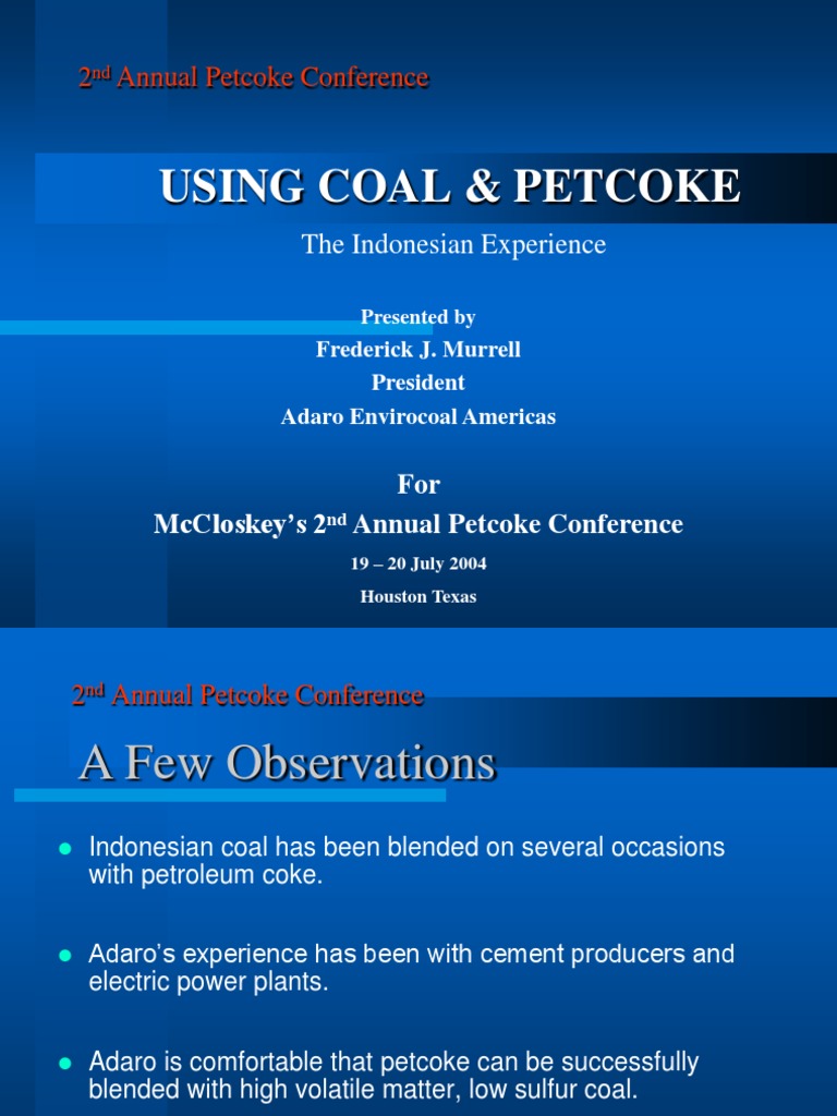 Fred Murrell PT Adaro Envirocoal Americas | PDF | Indonesia | Coal