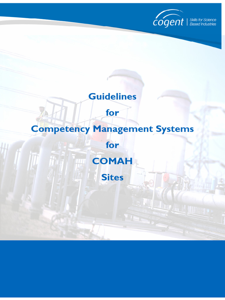 Competency Management Guidelines for COMAH | PDF | Audit | Safety
