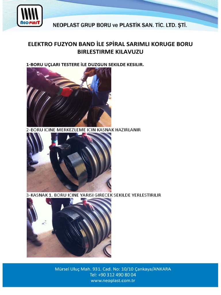 Elektro Fuzyon Band Kaynagı Nasıl Yapılır | PDF