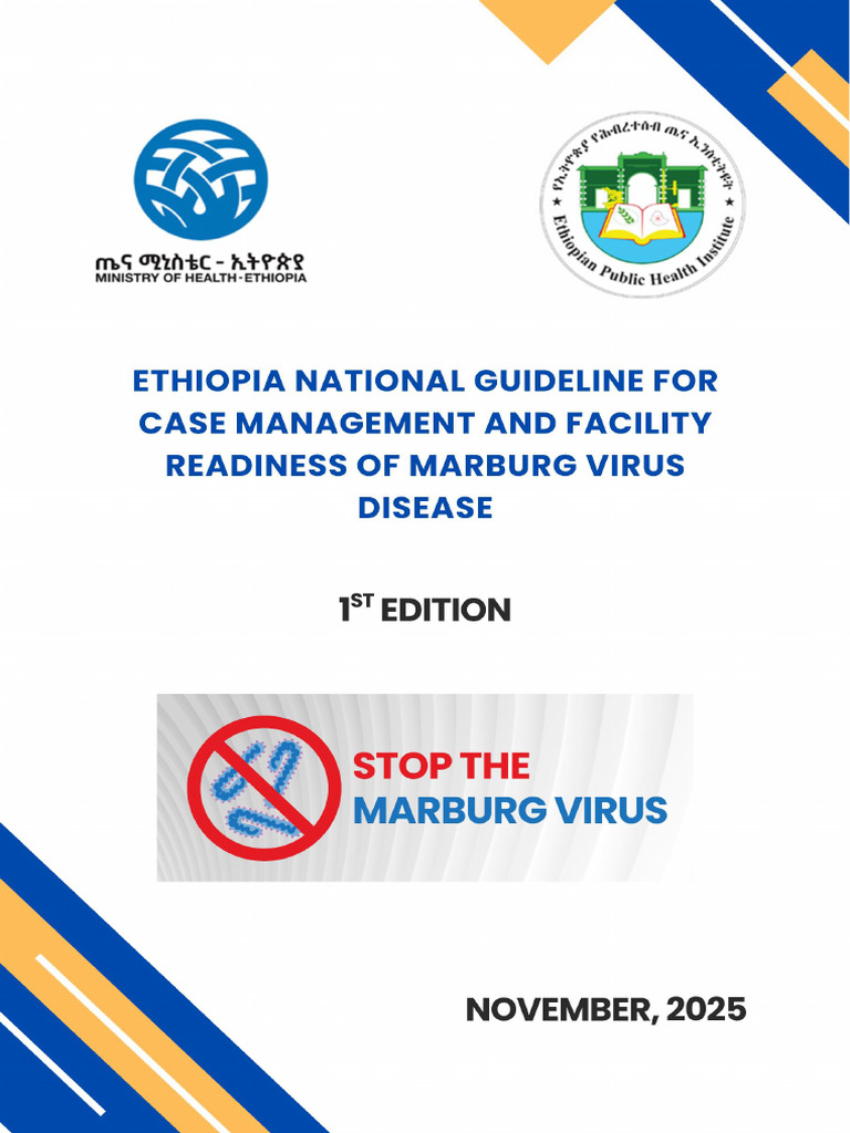 Marburg Guideline of FMOH, First Edition 2025 | PDF | Virus | Infection