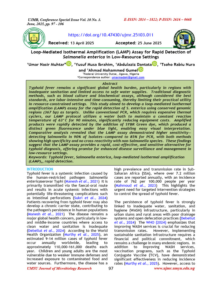 Loop-Mediated Isothermal Amplification LAMP Assay | PDF | Polymerase ...