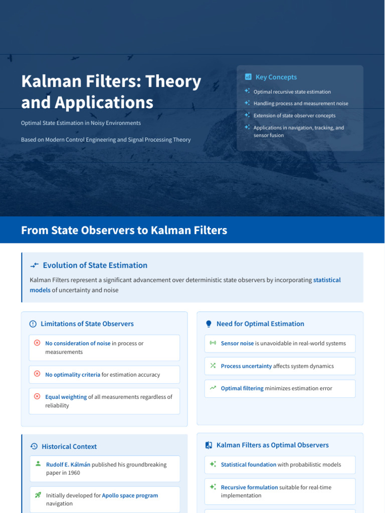 Kalman Filters - Theory and Applications | PDF | Kalman Filter ...