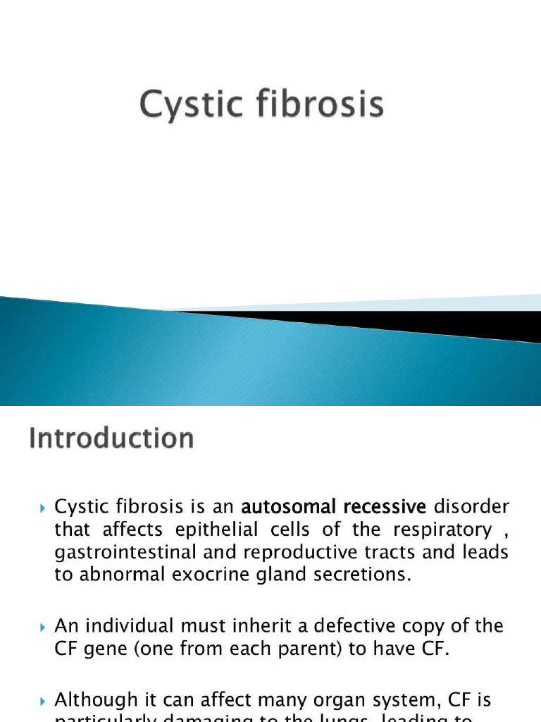 Cystic Fibrosis | PDF
