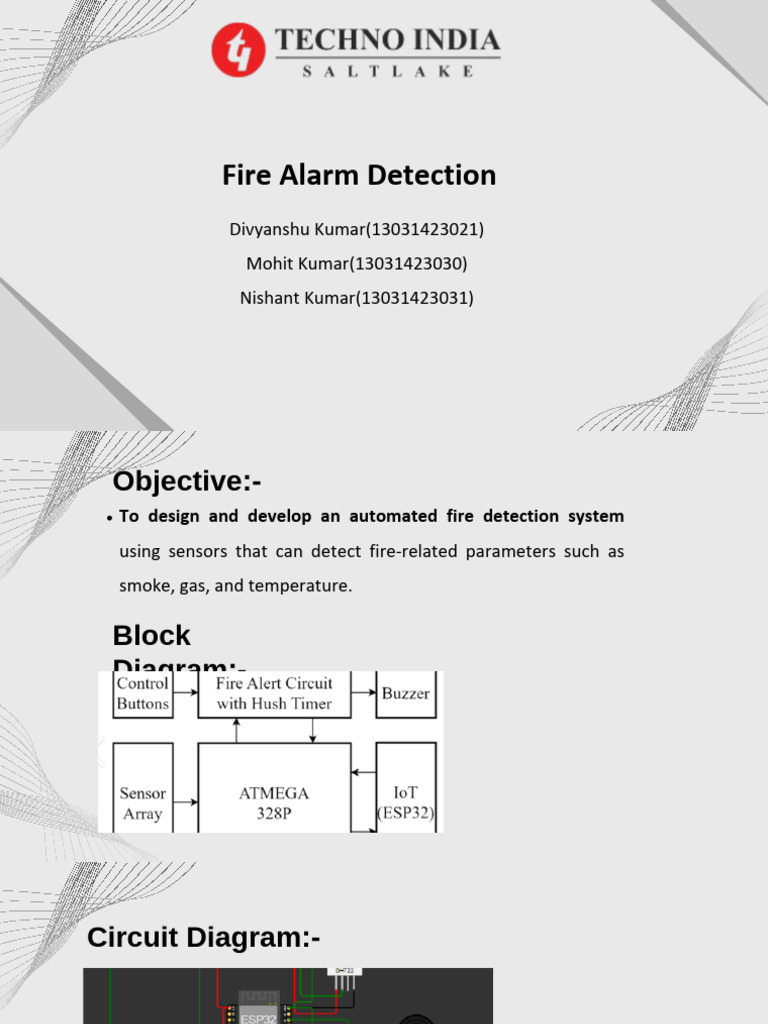 Automated Fire Detection System Design | PDF | Sensor | Wi Fi