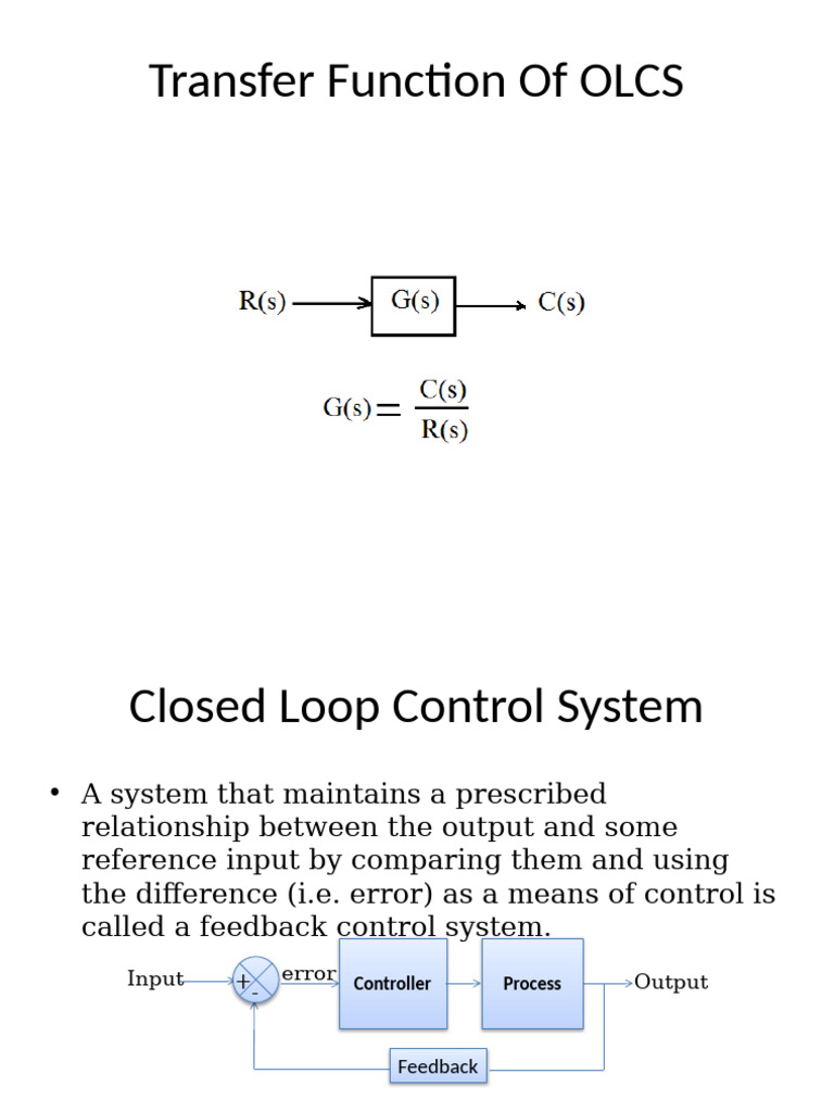 5 Closed Loop Transferfuction | PDF