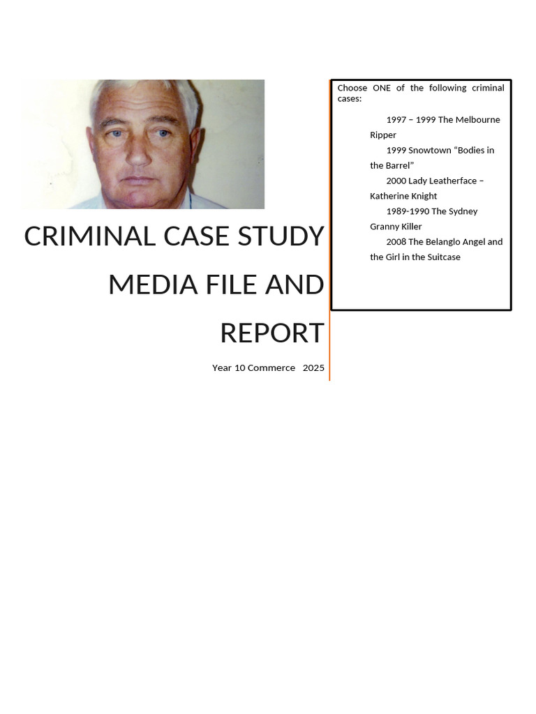 2022 Criminal Case Study Scaffold MODIFIED | PDF | Murder | Crimes