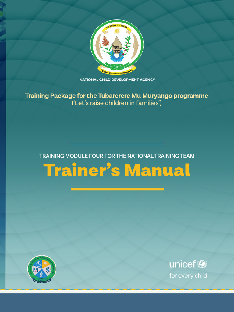 Training Package For The Tubarerere Mu Muryango Programme | PDF ...
