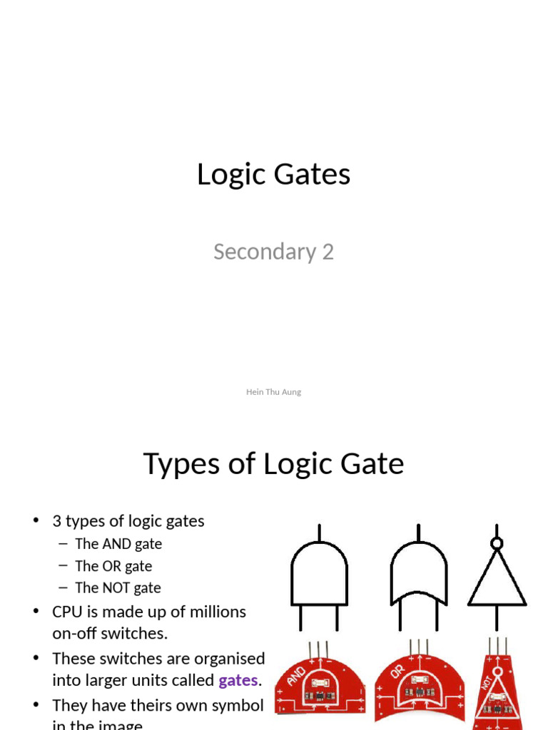 202 Logic Gates | PDF