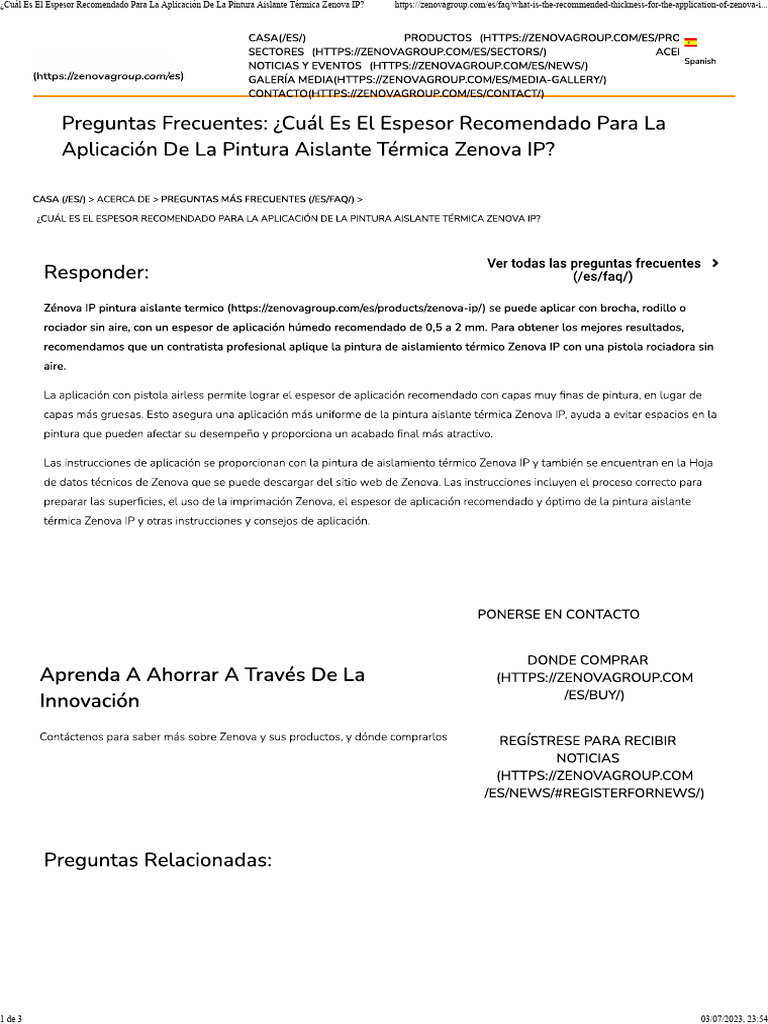 ¿Cuál Es El Espesor Recomendado Para La Aplicación de La Pintura ...