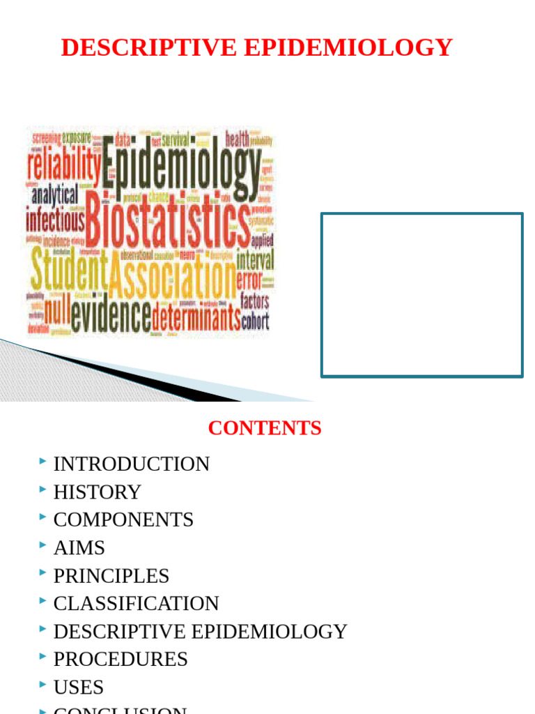 Descriptive Epidemiology | PDF | Epidemiology | Epidemics