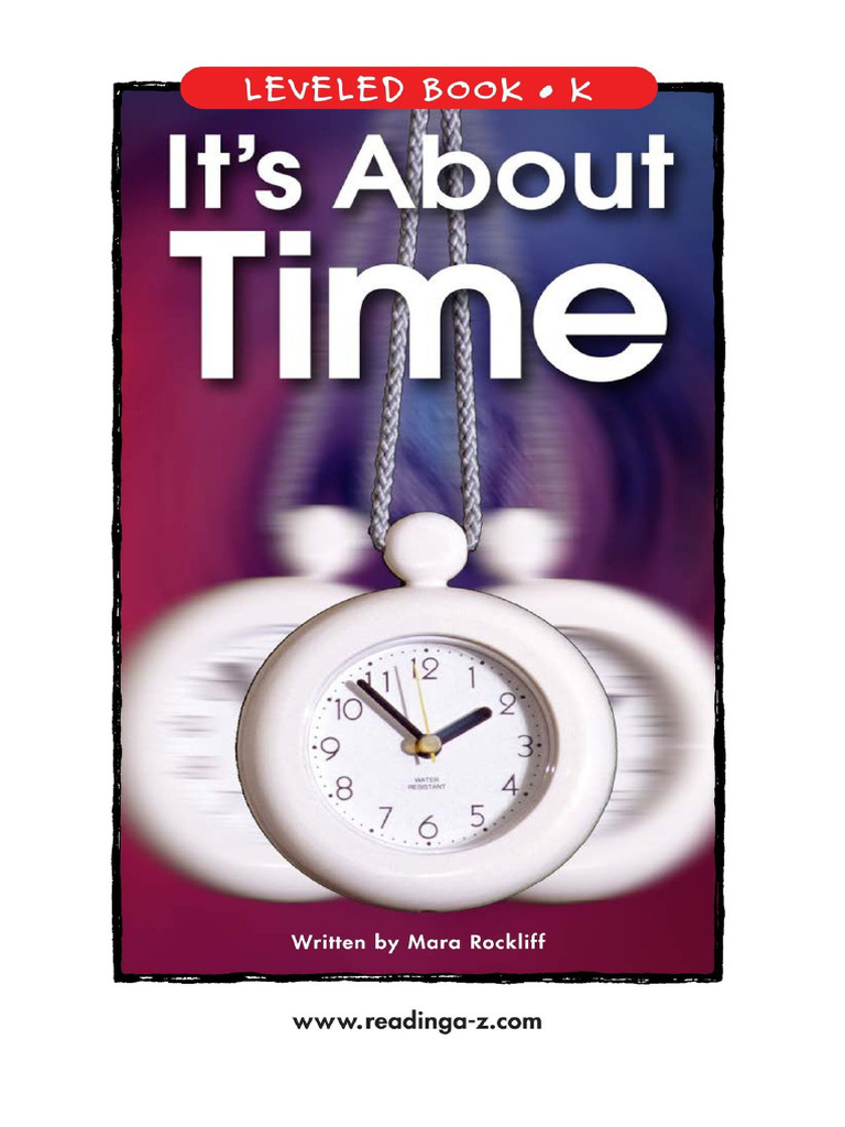 It's About Time | PDF