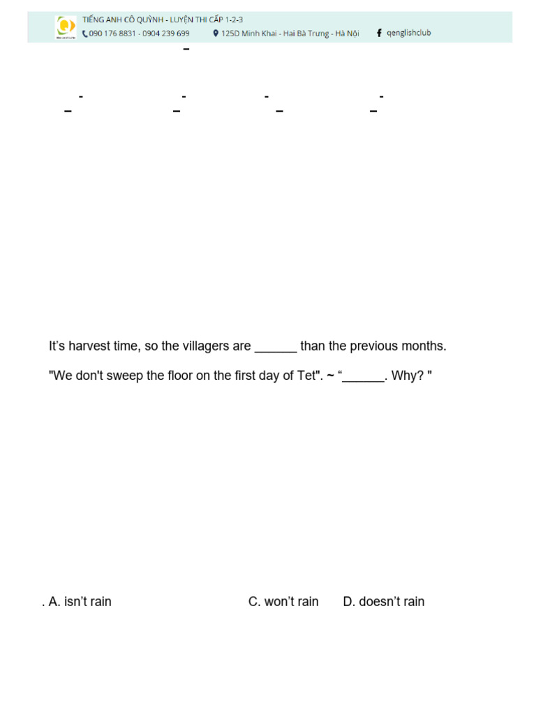 Grade 8 Term 1 Mock Test 2025 | PDF