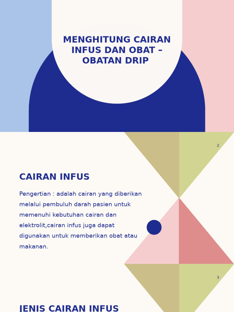 Menghitung cairan infus dan obat –obatan Ratih | PDF