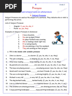 Understanding Pronoun Shifts in Writing | PDF | Pronoun | Grammatical ...