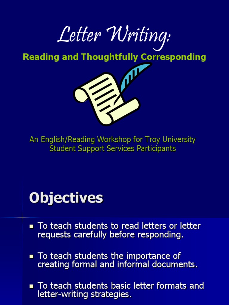 Letter Writing:: Reading and Thoughtfully Corresponding | PDF ...