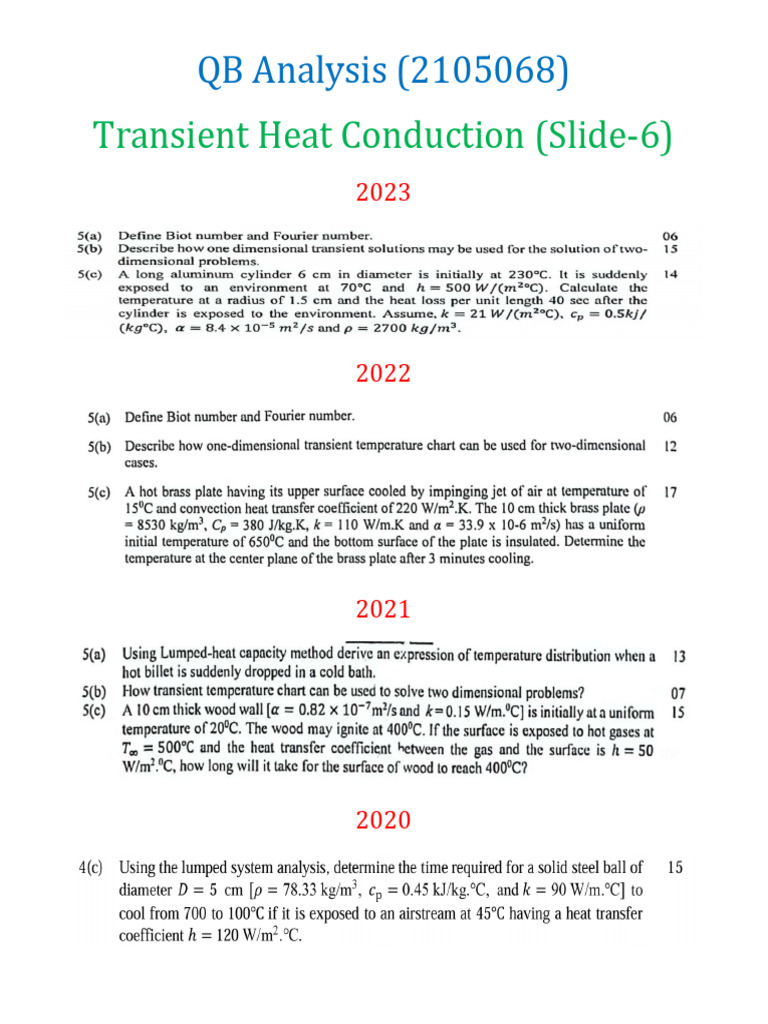 Radiation QB Analysis 2018-2023 | PDF