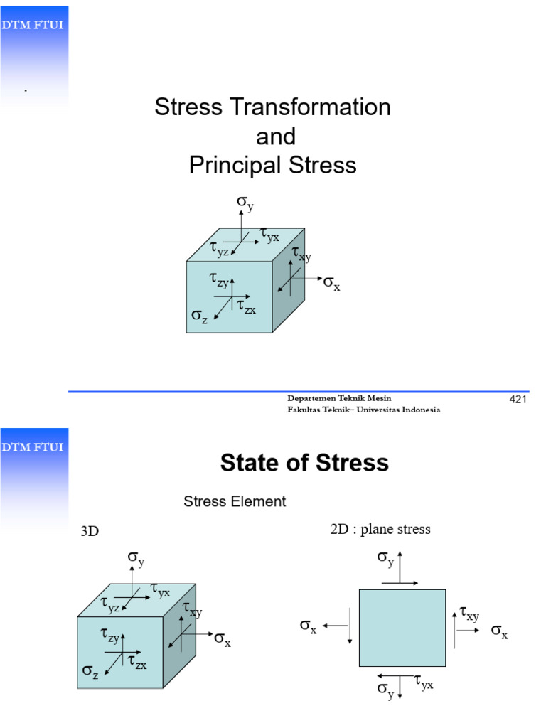 SolidMechanics2 2025 Principal Stress | PDF | Stress (Mechanics ...