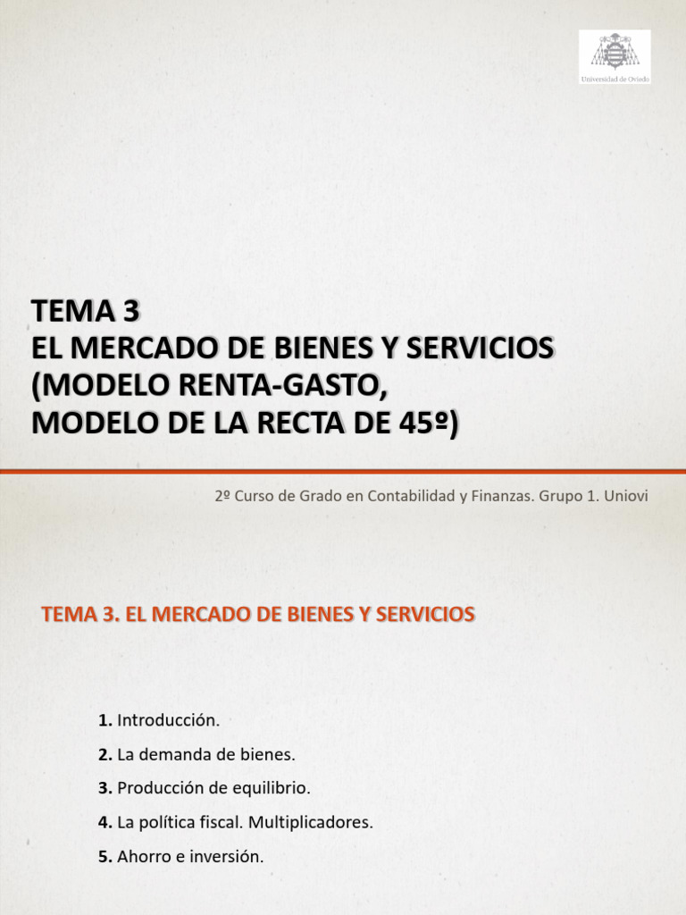 tema 3 macro | PDF | La política fiscal | Balance presupuestario del gobierno
